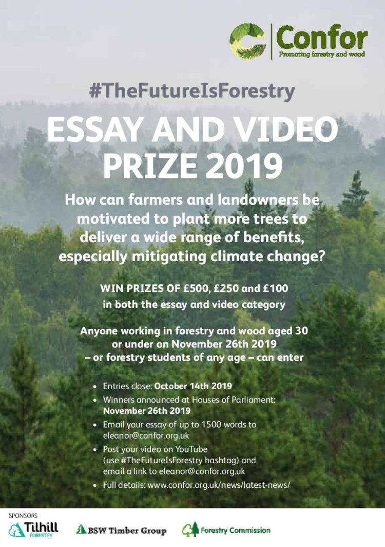 Tilhill Forestry sponsors Confor’s #TheFutureisForestry Essay & Video ...