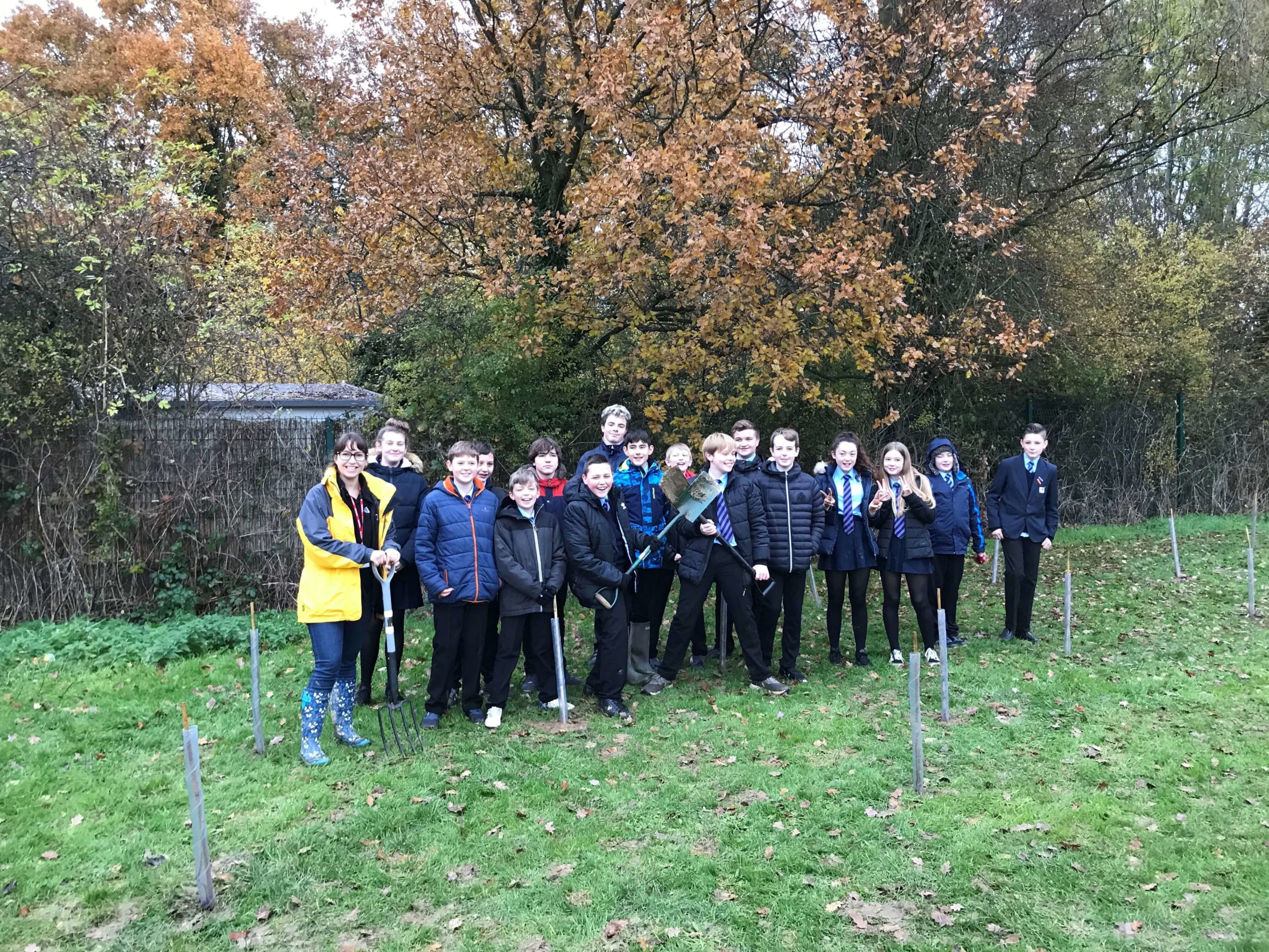Students Plant 200 Trees and Learn Forestry Skills for National Tree ...