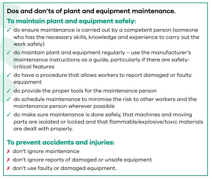 Machine Maintenance - Tilhill Forestry